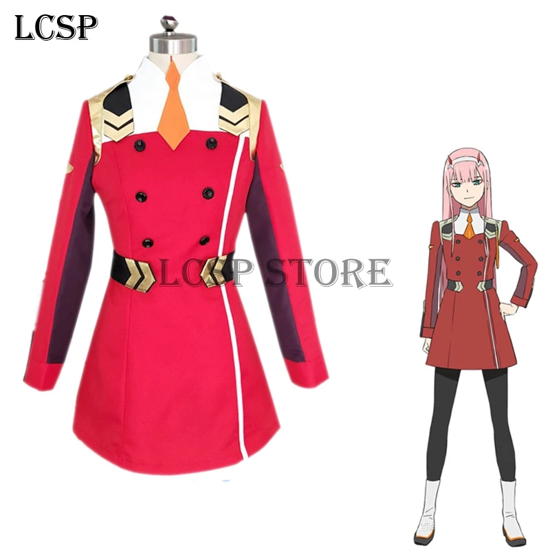 מוצר - LCSP DARLING in the FRANXX ZERO TWO CODE 002 Cosplay Costume ...