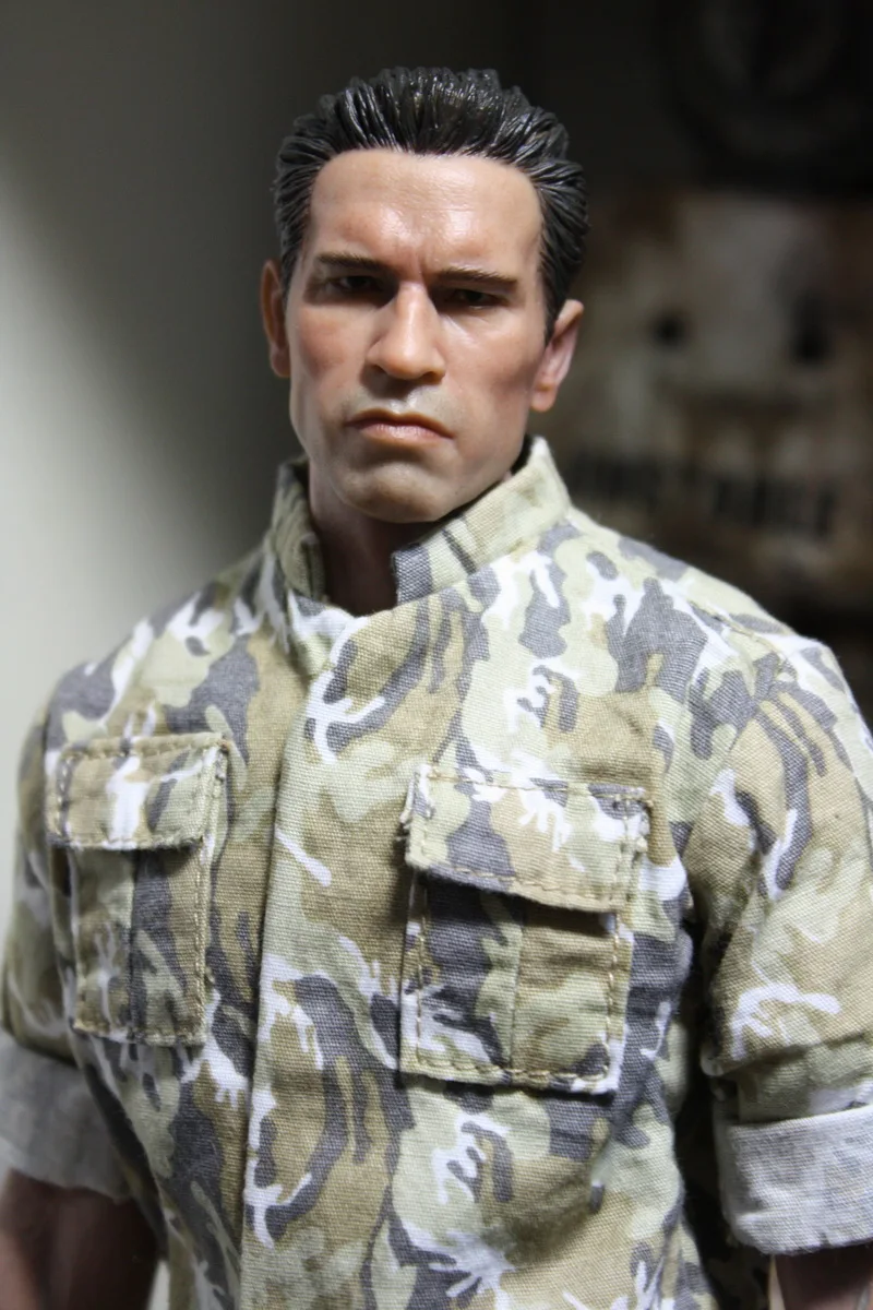 [ESTARTEK] CIAN 1/6 T800 Terminator Arnold Schwarzenegger Head Carved ...