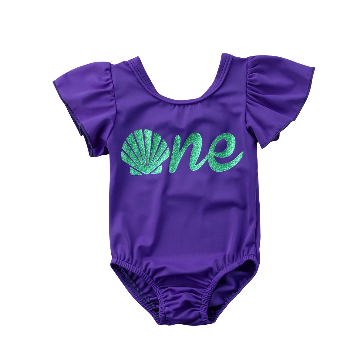 Newborn Baby Kids Girls Beachwear Swimsuit Swimwear Ruffle Fly Sleeve ...