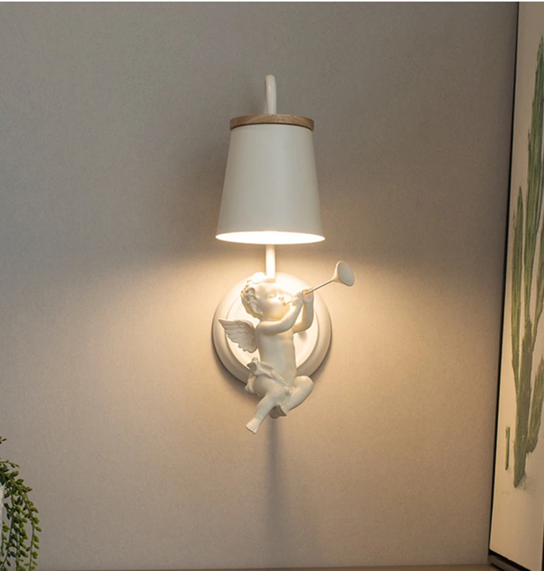Kid's bedroom angel Lamps wall fixture Lighting Modern Angel Wall ...