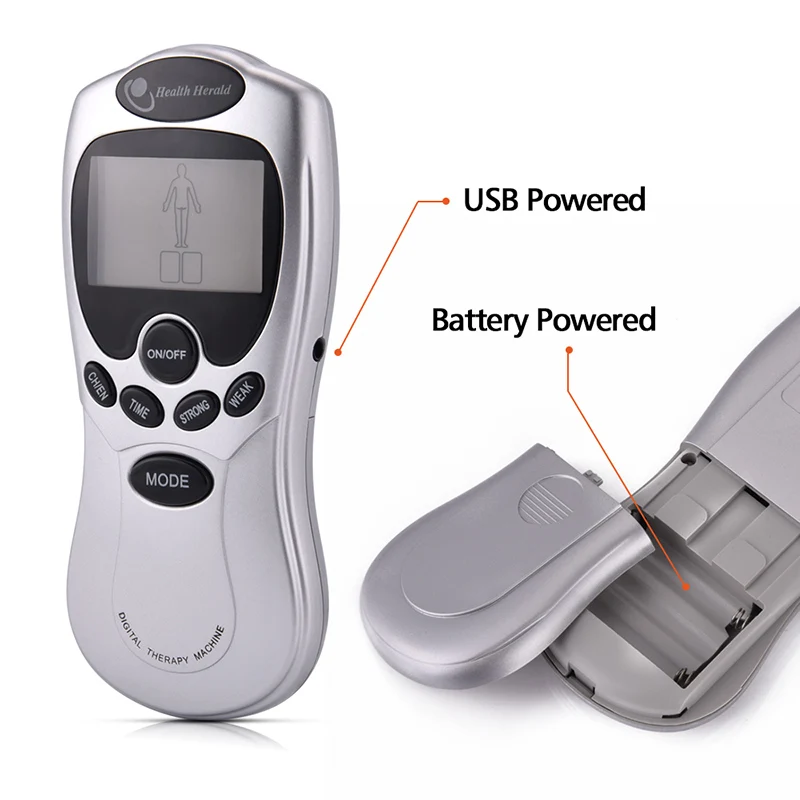 Electric Tens Digital Therapy Machine Massager Pulse Acupuncture ...
