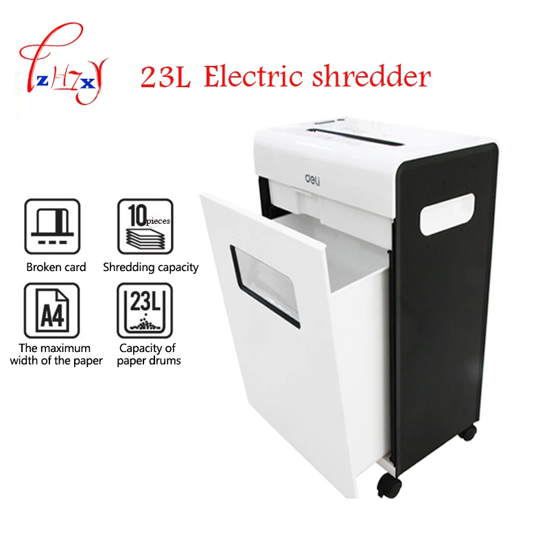 110V Paper Shredder Commercial Home Office Strip Cut Credit Card ...