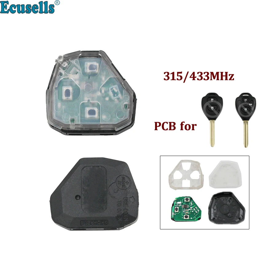 Internal Assembly Of Remote Key For Toyota Camry Corolla Prado Rav4 ...
