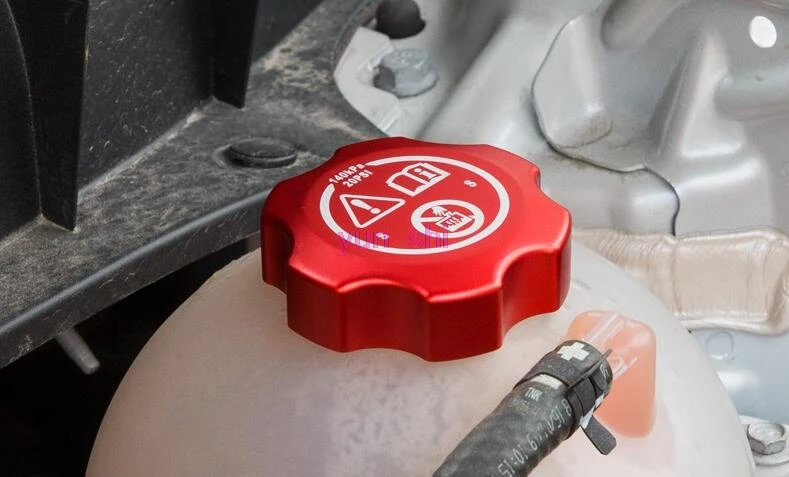 2 Color Metal Car Engine Oil Filler Cap Water Tank Inlet Cap Fuel Cover ...