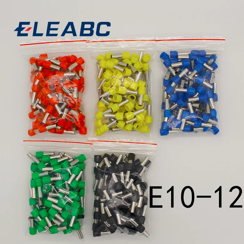 E10-12-Tube-insulating-Insulated-terminals-10MM2-Cable-Wire-Connector ...