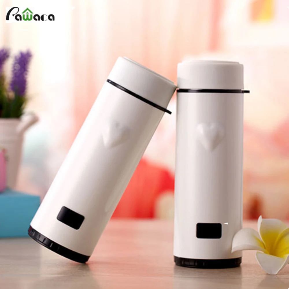 Stainless Steel Touch Sensor Smart Vacuum Cup Tea Water Coffee Cup with ...