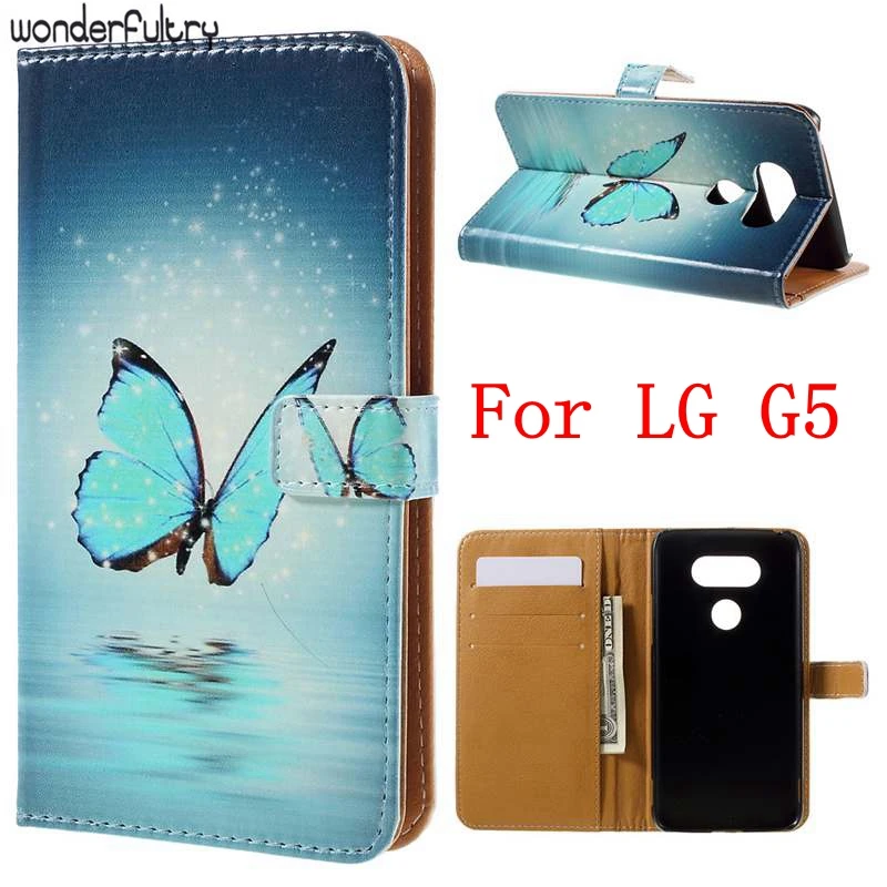 Wonderfultry Phone Case Capa For LG G5 SE Magnetic Flip Phone Leather ...