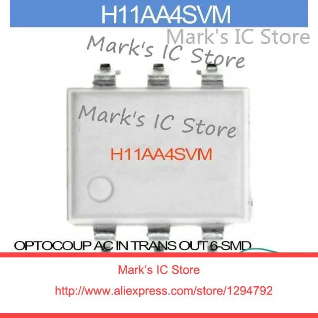 H11AA4SVM OPTOCOUP AC IN TRANS OUT 6 SMD H11AA4SV 11A H11AA4 11AA H11AA ...