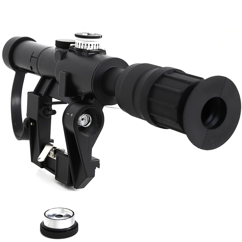 4x24 PSO-1 Type Riflescope Tactical Red Illuminated Glass Etched ...