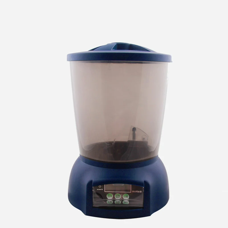 Automatic Feeder 5L High capacity Fish Tank Koi Fish Pond Automatic ...