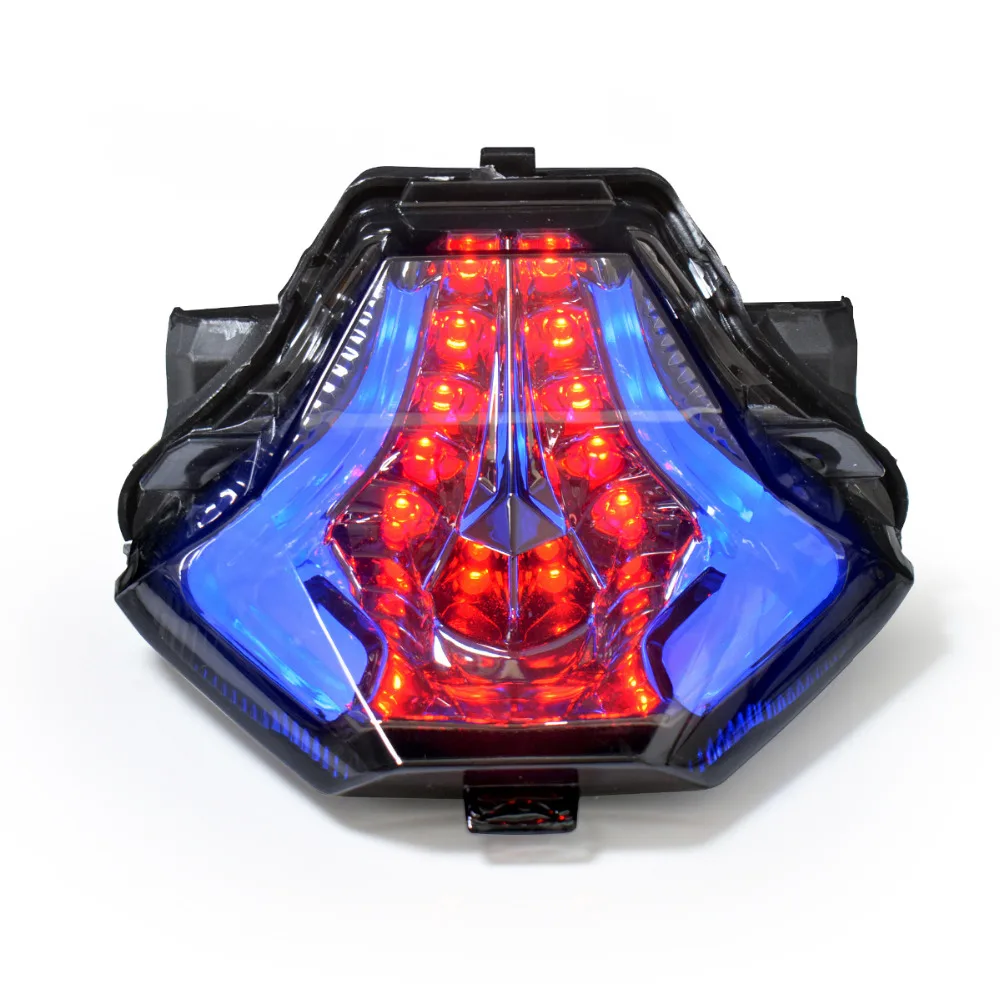 KT Motorcycle Tail Light Turn Signals Brake Light for Yamaha YZF R3 R25 ...