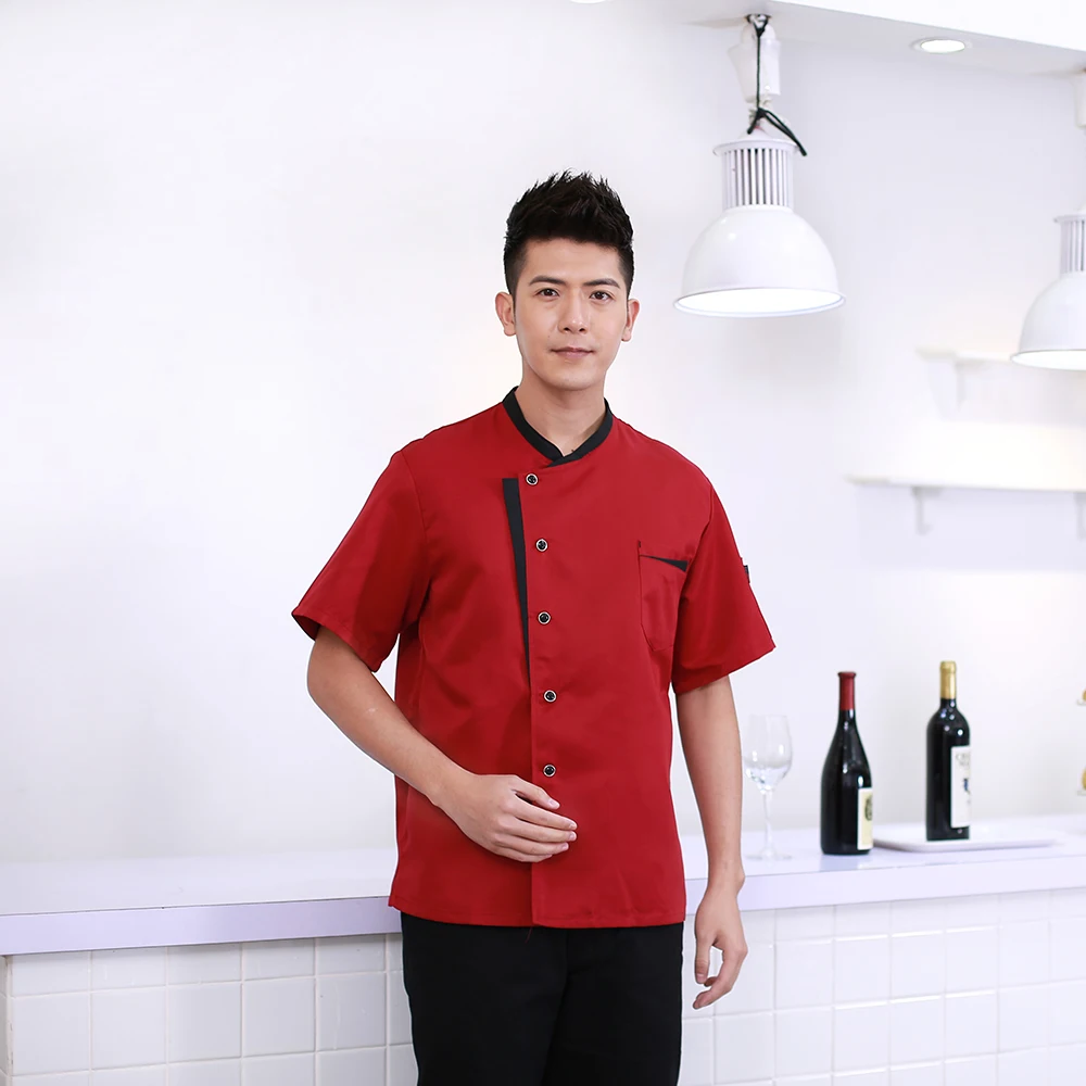 M 3XL High Quality Wholesale Unisex Kitchen Cooker Chef Uniforms Bakery ...