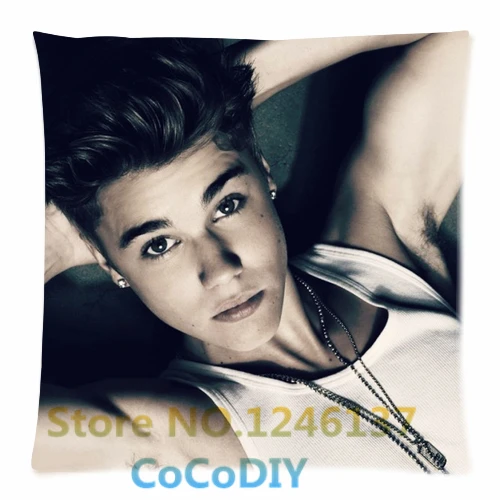 Pillow Cover Bedding Handsome Justin bieber Poster Comfort Free ...