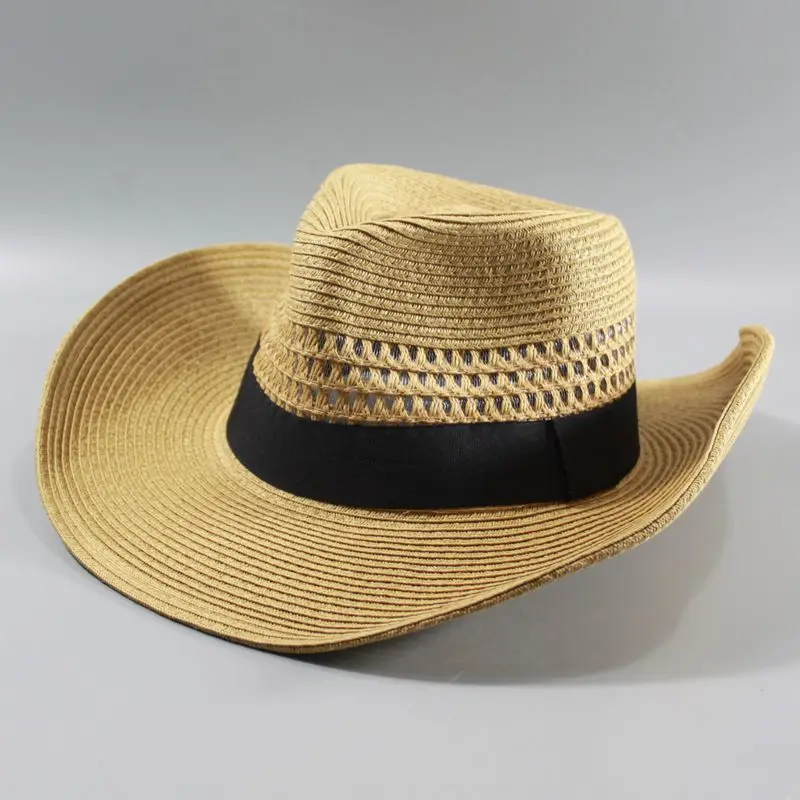 Sombrero de Panamá plegable para hombre, sombrero de paja de cabeza ...