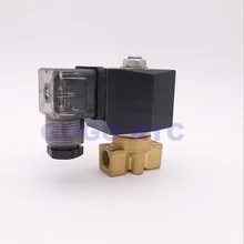 GOGO 0-120bar/90bar/50bar/35bar 2 way high pressure air solenoid valve 1/4" BSP 12V 24V DC ...
