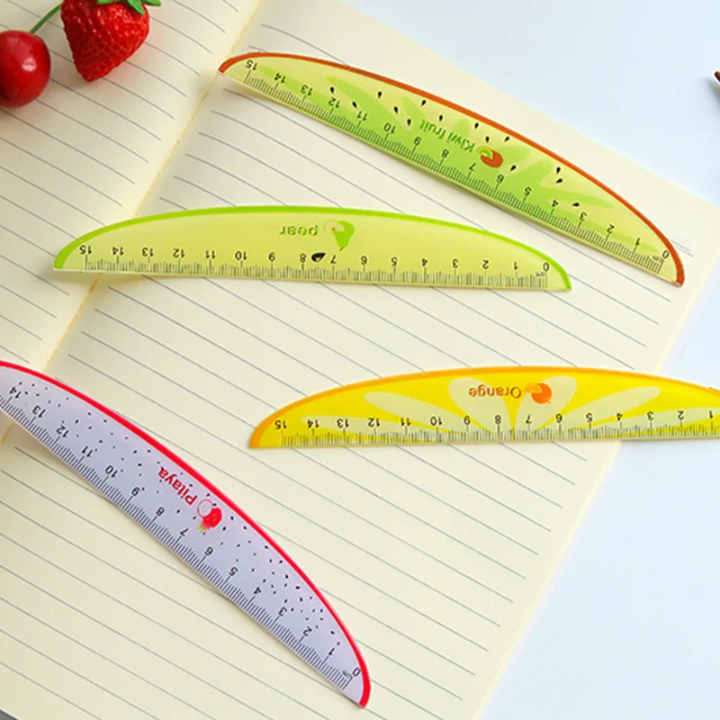 Aliexpress.com : Buy Cute Kawaii Plastic Ruler 15cm Creative Fruit ...