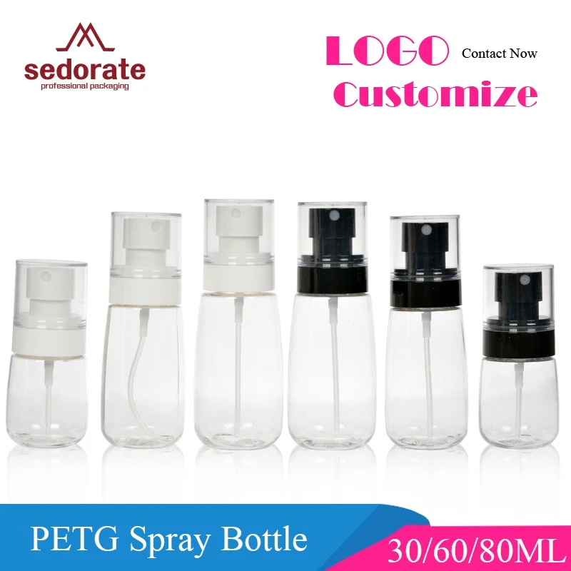 Sedorate 30 pcs/Lot Clear Plastic Spray Bottle PETG Mist Automizer ...