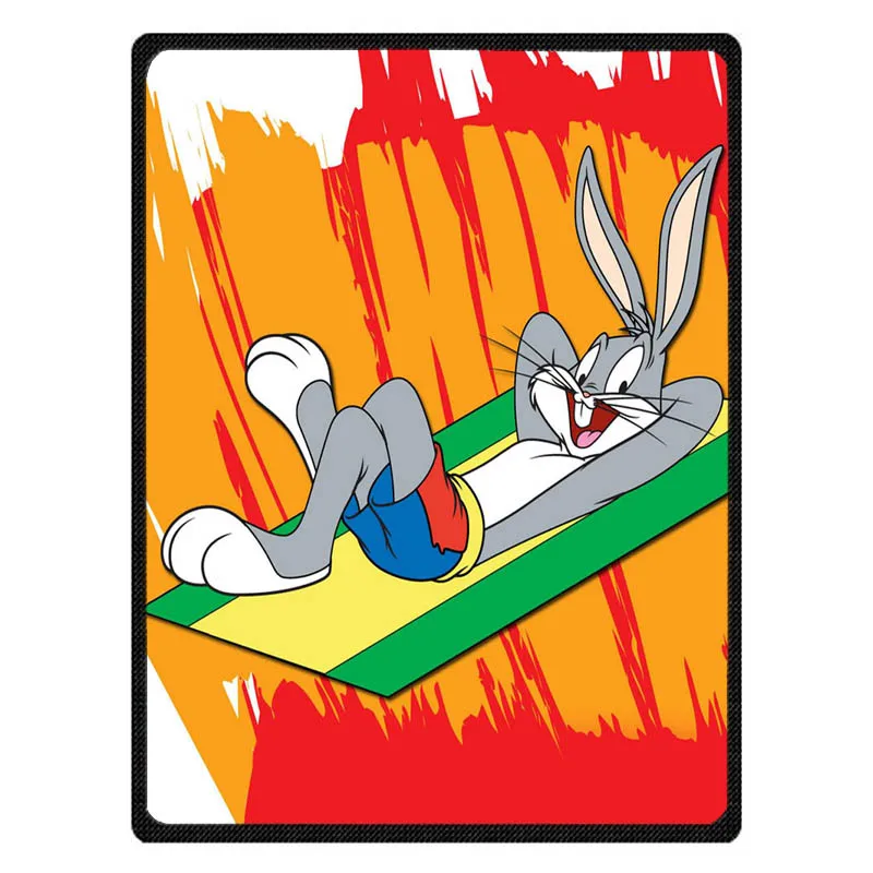 Bugs Bunny Soft Flannel Fleece Kids Travel Blanket Winter Baby Nap Warm ...