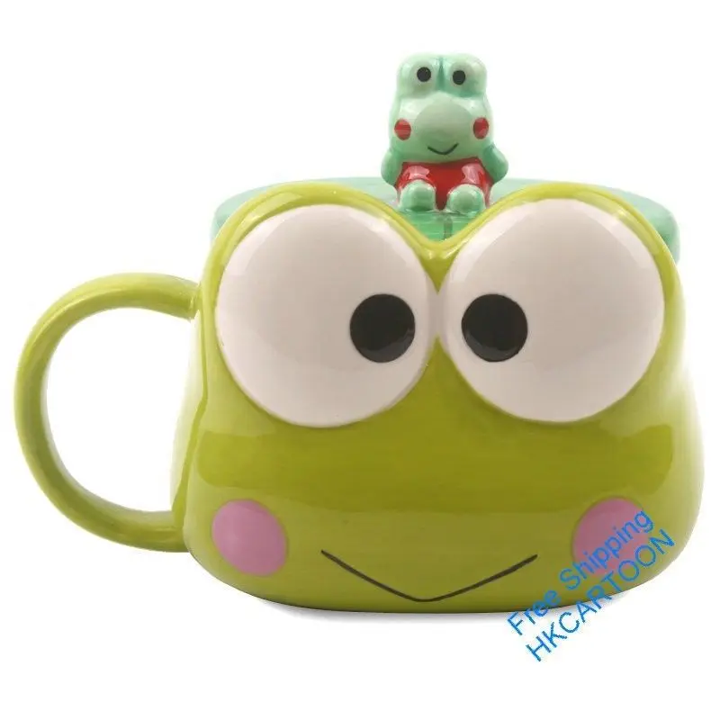 JAPAN SANRIO KEROPPI HEADFORM CERAMIC CUP/COFFEE CUP/ MUG 227594|mug ...