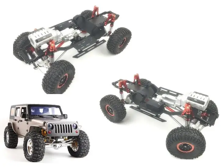 Metal GearBox FRAME SET For CD15827 for RC Rock crawler 4x4 Truck Capo ...