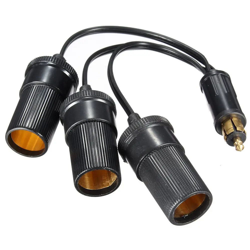 New Black Hella Plug To Triple Cigar Socket Cigarette Lighter Adaptor ...