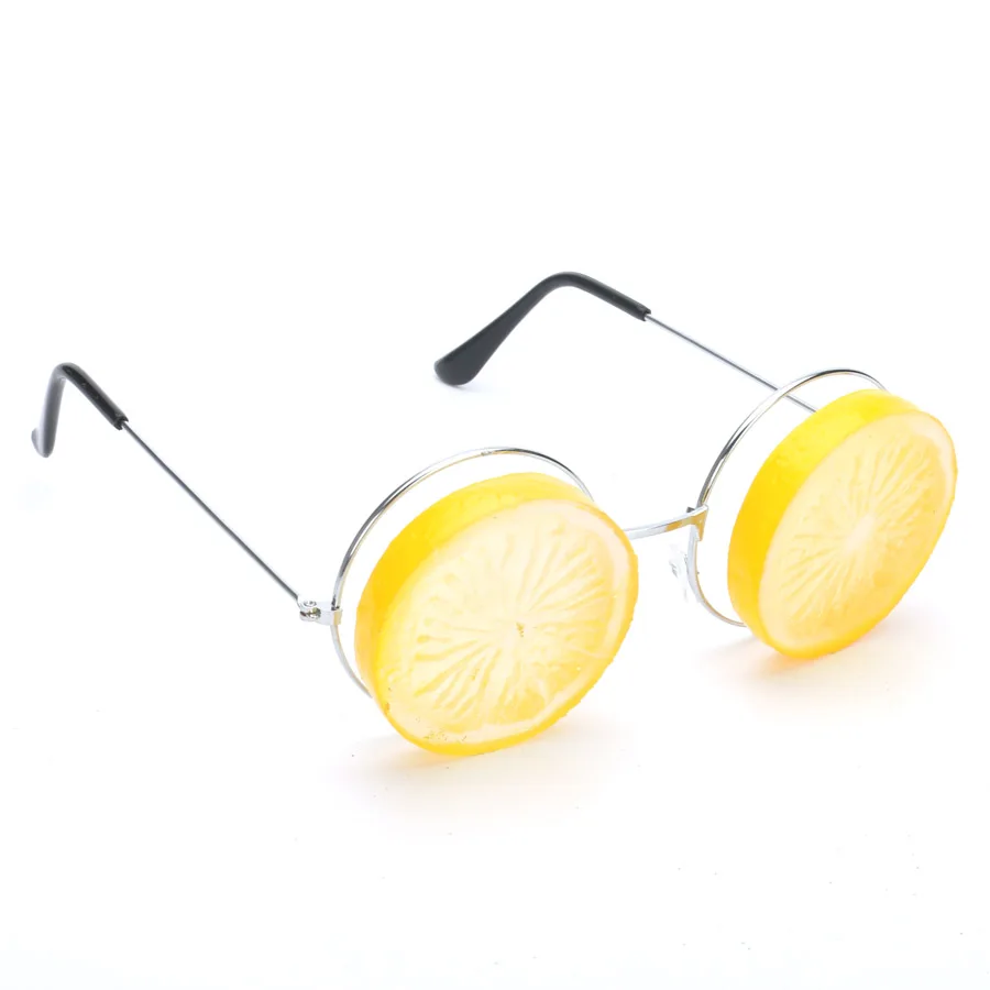 Funny Lemon Tropical Beach Party Miami Style Costumes Photobooth Props ...