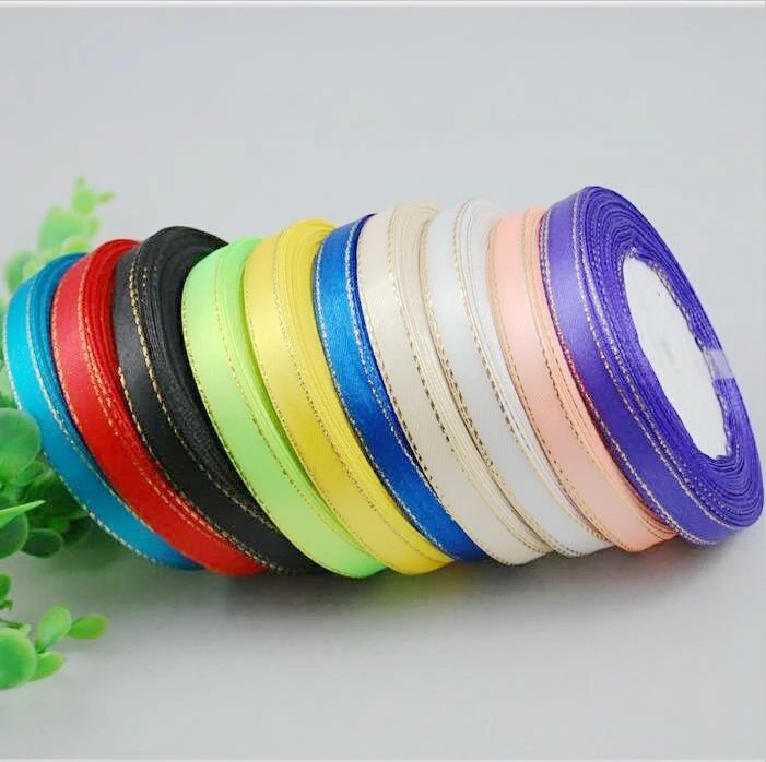 1cm cloth divisa ribbon ribbon gift packaging ribbon 10 roll 250y-in ...