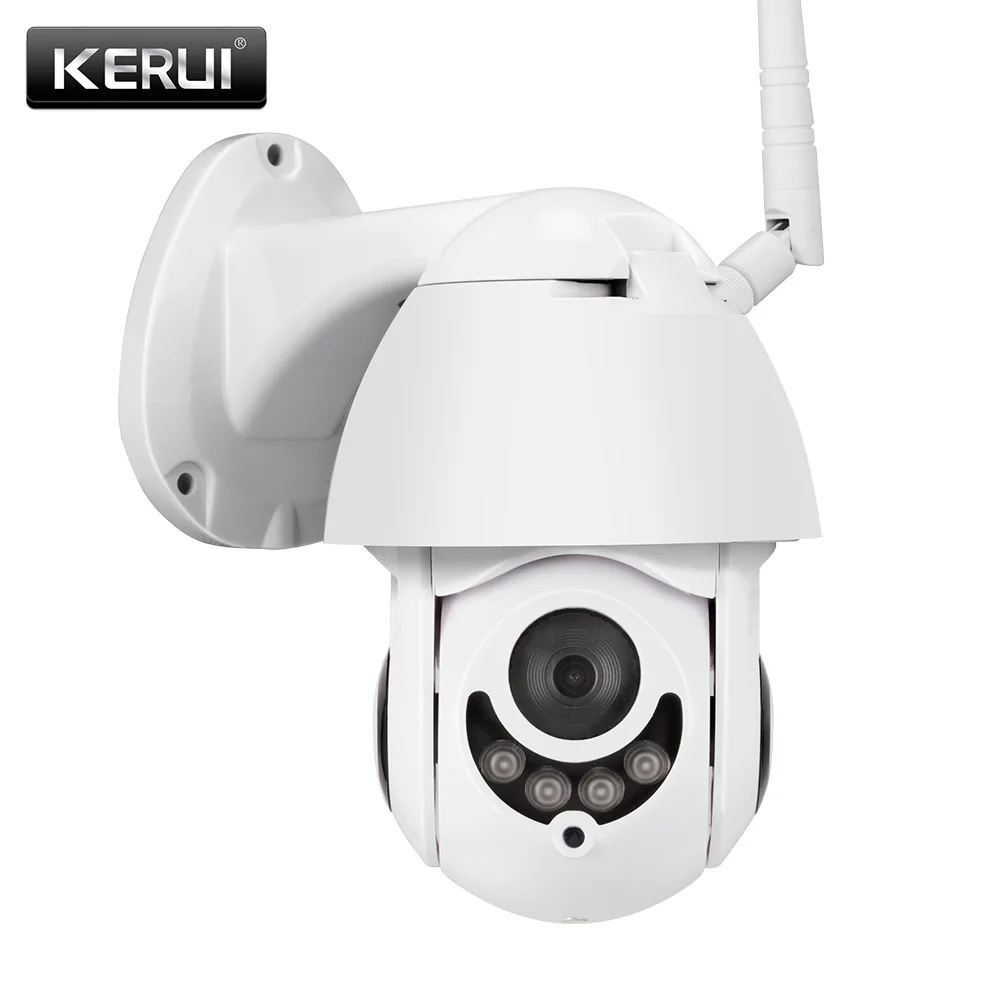 KERUI Outdoor Waterproof Wireless 1080P 2MP PTZ WiFi IP Camera Speed ...