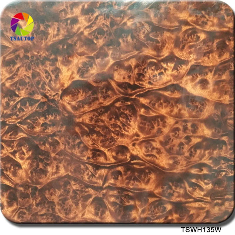 Free Shipping 0.5m*2m/10m Wood Tswh135w Hydrographic Dipping Film Water Transfer Printing Film ...