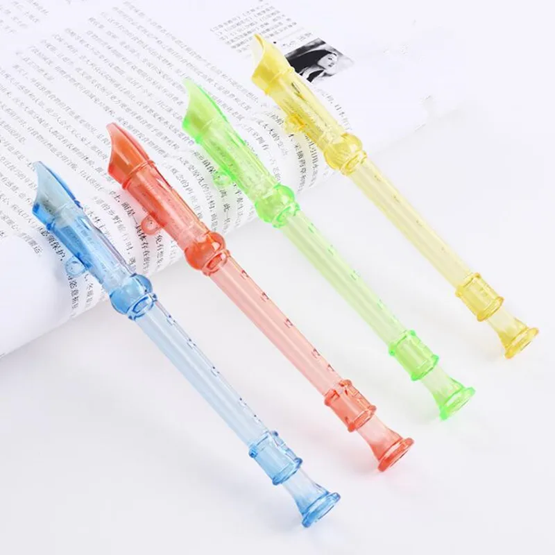 Children Candy Color Transparent Flute Kids Educational Toy Mini ...