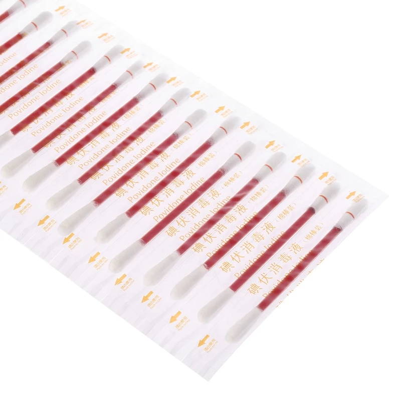Ватные палочки с йодным тампоном, 1 коробка/24 шт., одноразовые ...