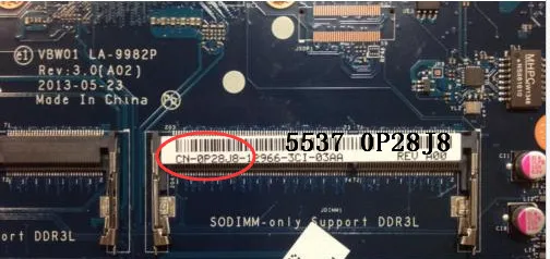 Placa base P28J8 de buena calidad para Dell 15R 5537 VBW01 LA 9982P con ...
