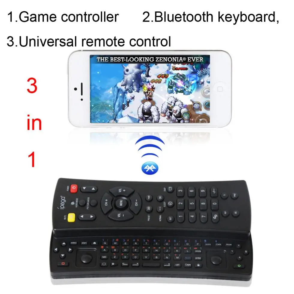 ipega game controller bluetooth keyboard universal remote control ...