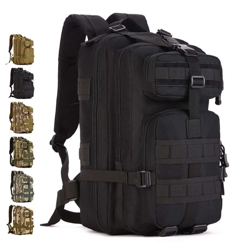 Outdoor assault Backpack 30L 40L Nylon Camo Tactical MOLLE Climber ...