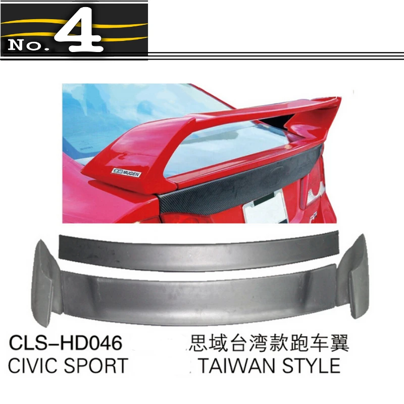 For HONDA Civic FD FA FG FK FN MK8 Rear Roof Trunk Boot Lid Spoiler ...