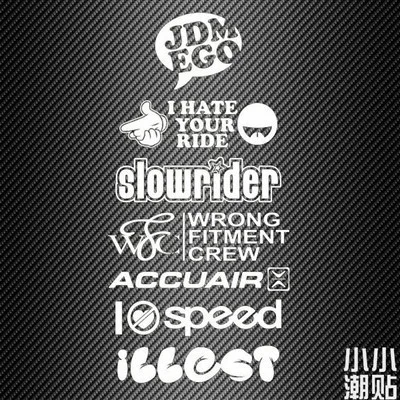 Windshield jdm stickers - superiorwery