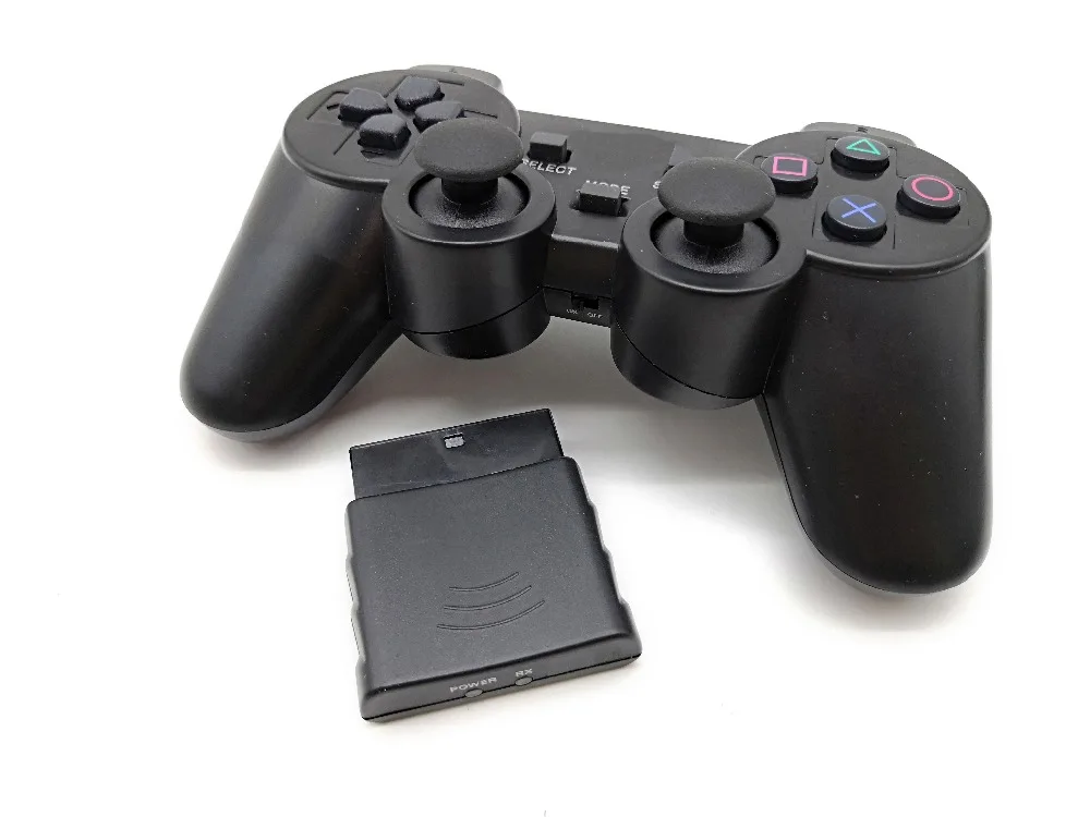 High Quality Black For Ps2 Wireless Game Controller For Ps2 Wireless ...
