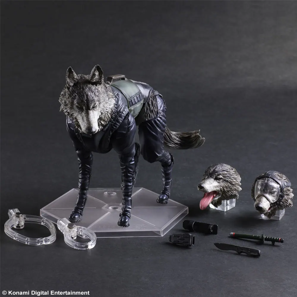 Metal Gear Solid Action Figure Diamond Dogs Play Arts Kai 200mm PVC ...