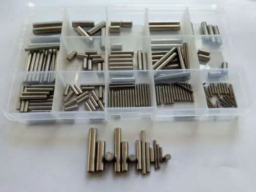 180pcs M2 M3 M4 M5 M6 Stainless Steel Cylindrical Pin Fixed Locating ...