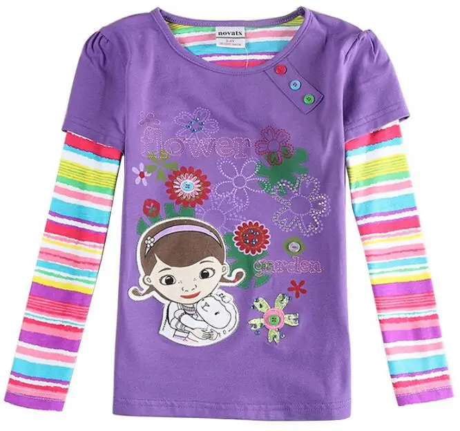 hot sale purple brand T shirts for girls baby clothes All for children ...