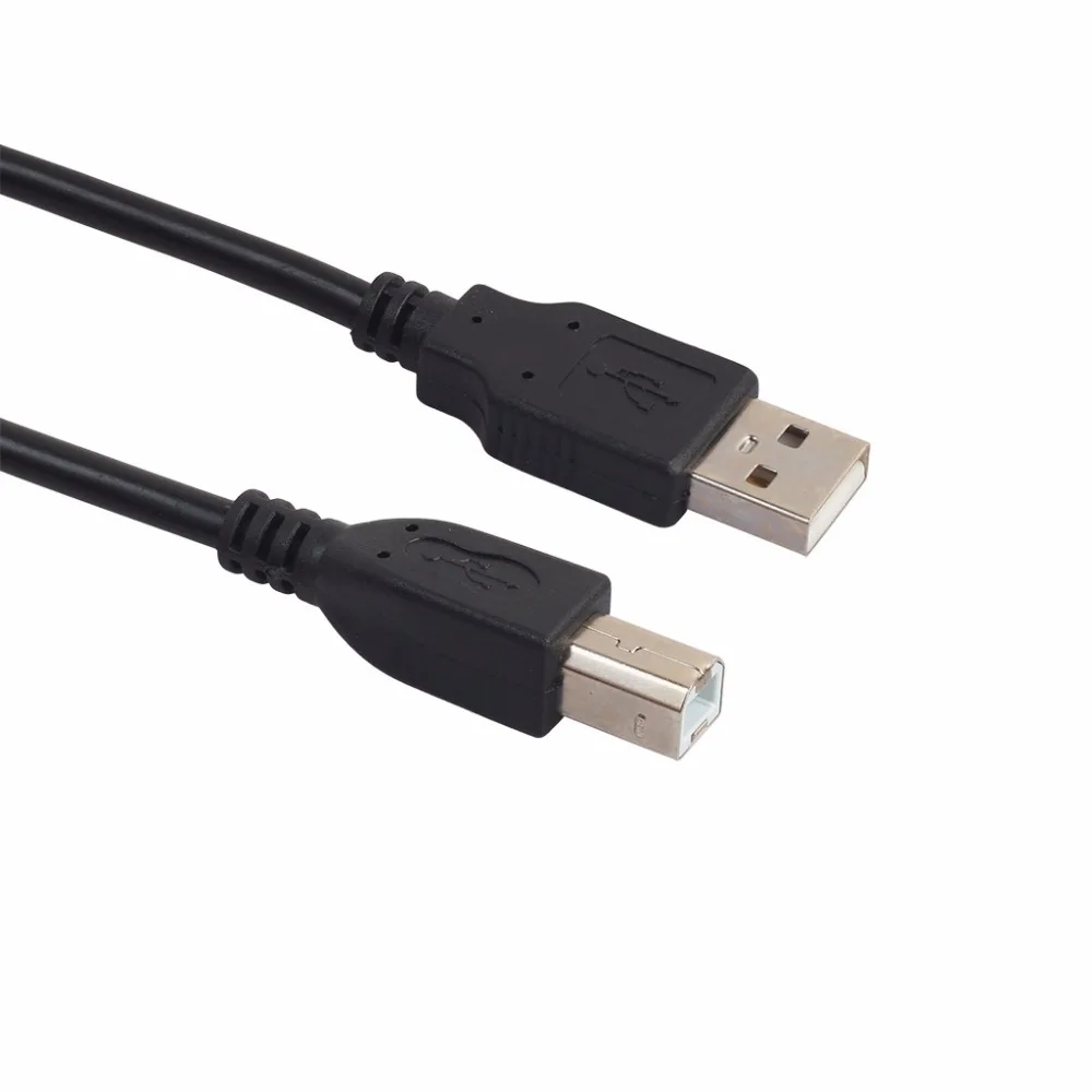 Overmal 2019 usb 2.0 cabo de alta velocidade impressora longa levar a b ...