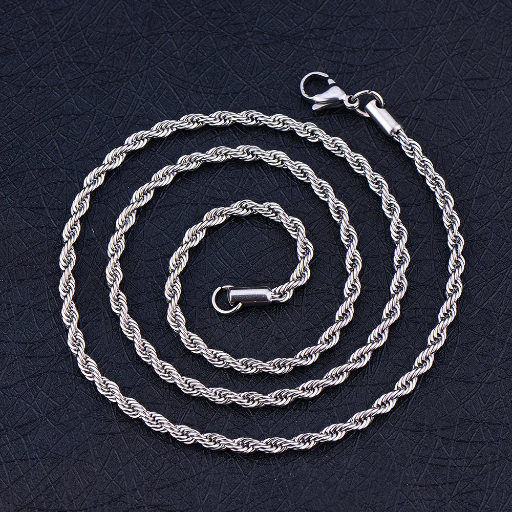 24-Stainless-Steel-Rope-Necklace-Chain-2-5-2-8-3-9mm-Width-For-women ...