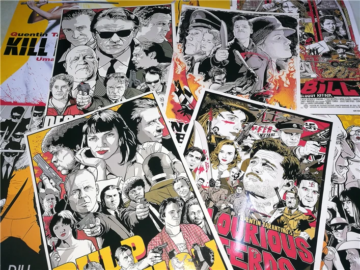 Купить Стикеры Квентин Тарантино фильм Плакаты высокое качество мякотью ...