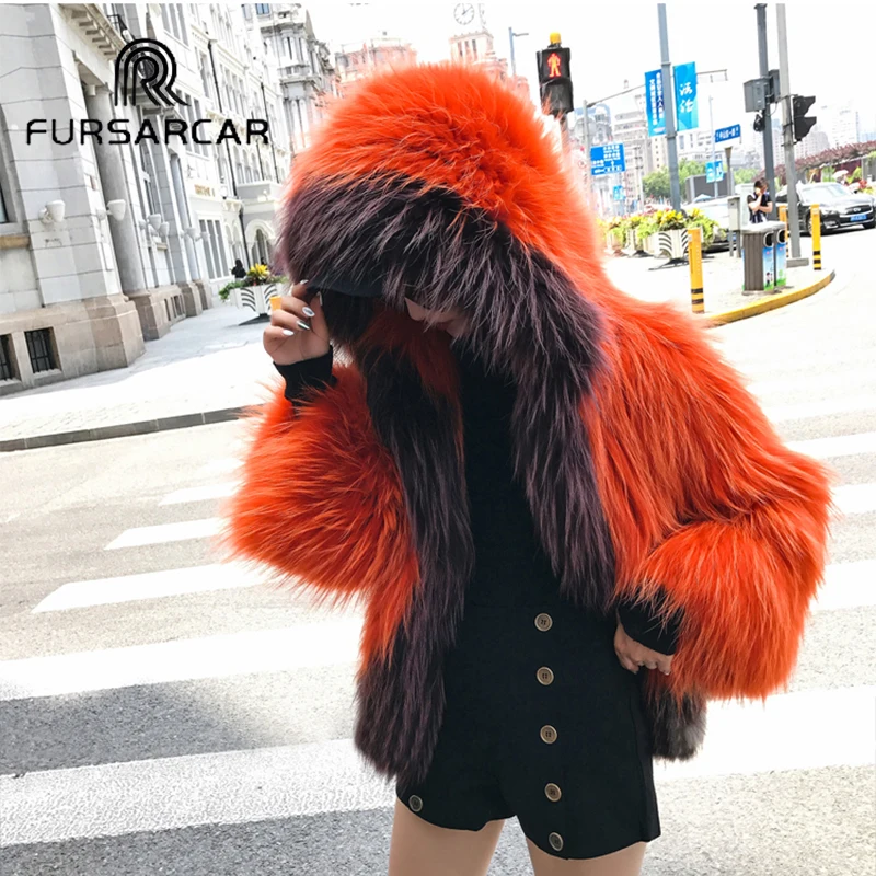 Aliexpress.com : Buy FURSARCAR 2018 New Fashion Real Fox Fur Coat Women ...