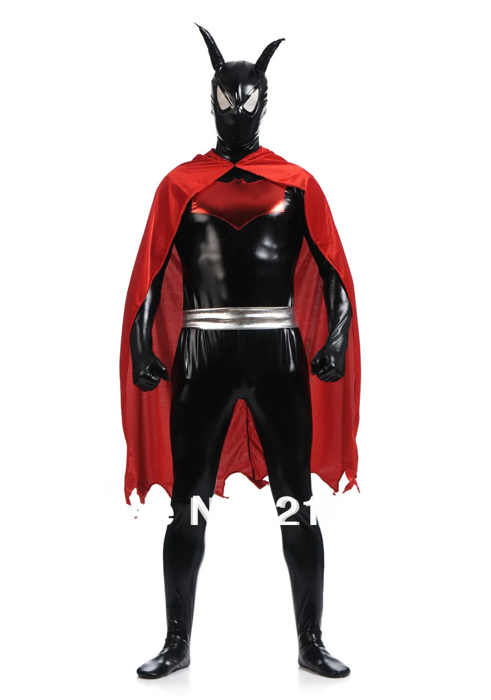 Free Shipping Red Back Cape Batman Beyond Full Batsuit Costume|costume ...