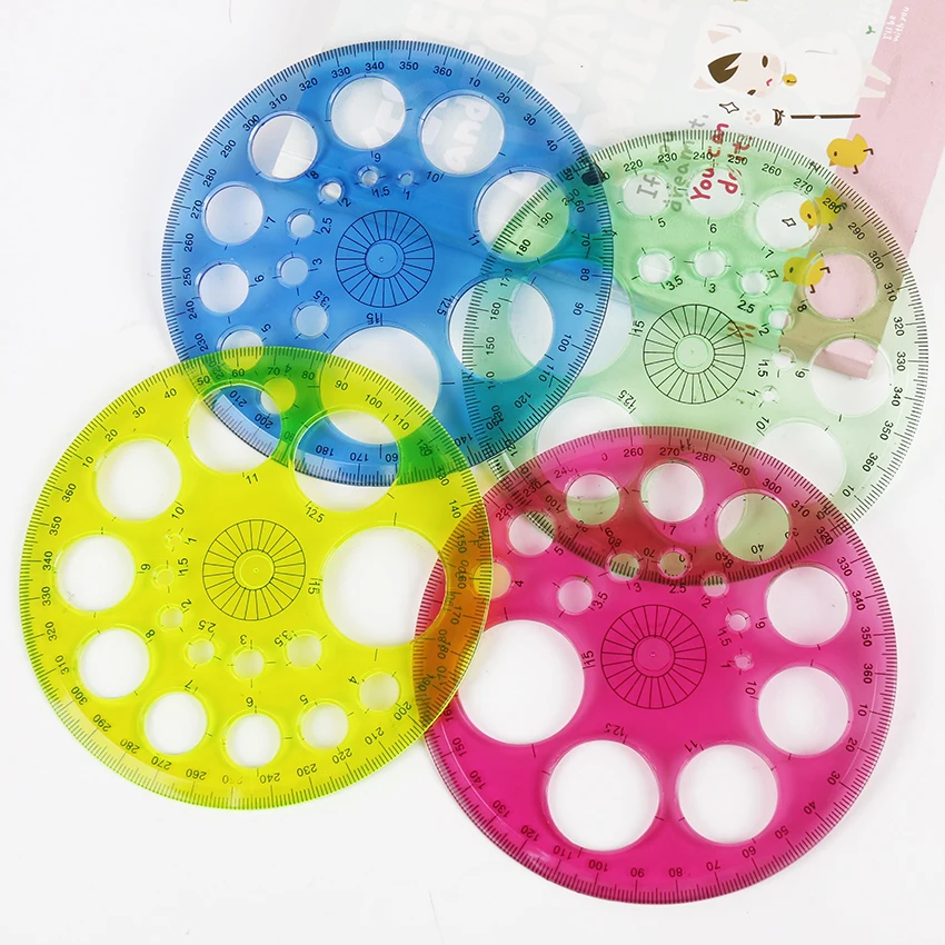 1PC/lot The New Circular Plastic Ruler Template Circle Patchwork Foot ...