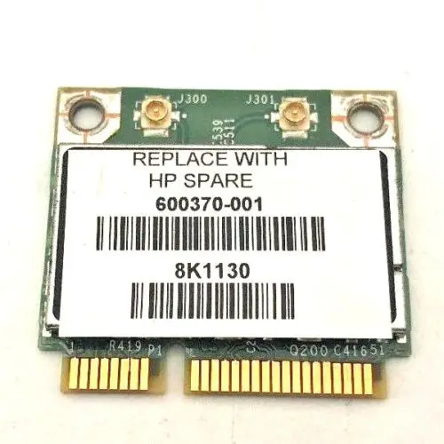 Kaart Voor Hp 600370 001 600370 Broadcom BCM94313HMGB Draadloze 802.11B/G/N Bluetooth Pcie Half ...