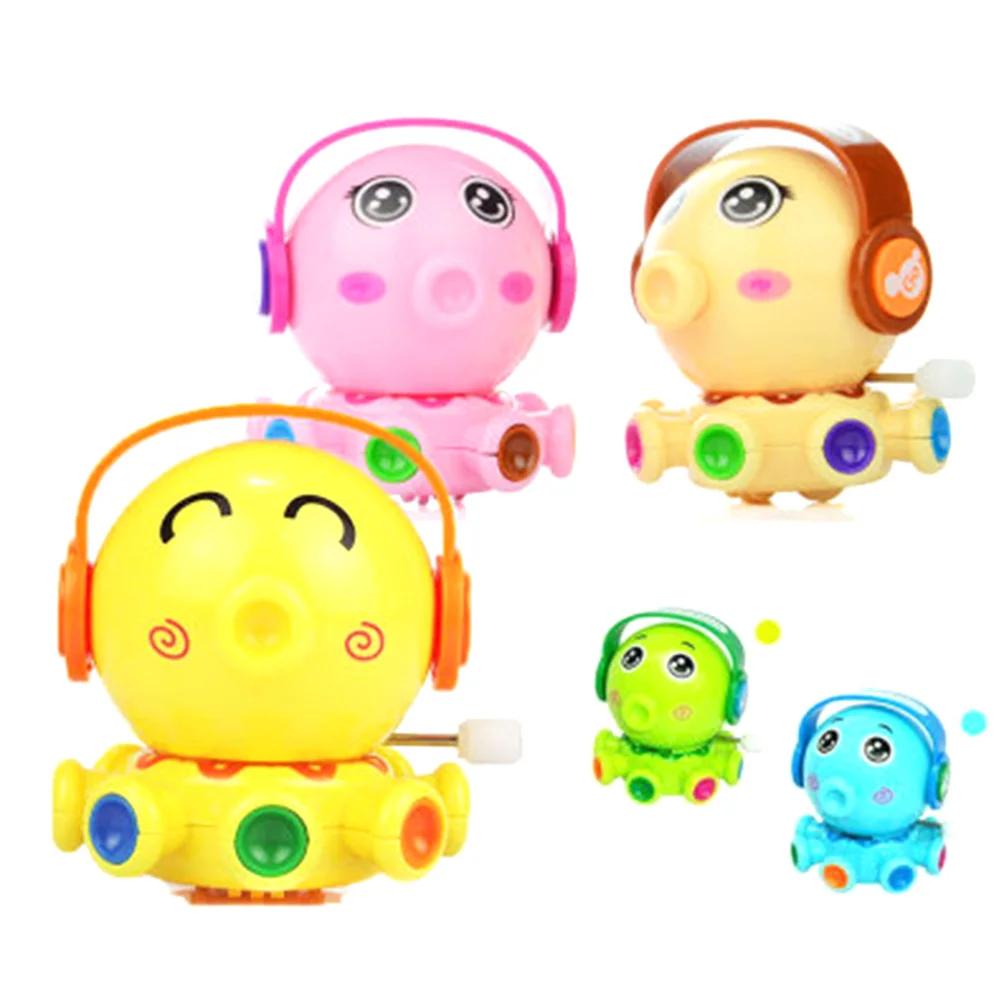 Funny Cute Rotation Cartoon Wind Up Small Octopus Toy Mechanical ...