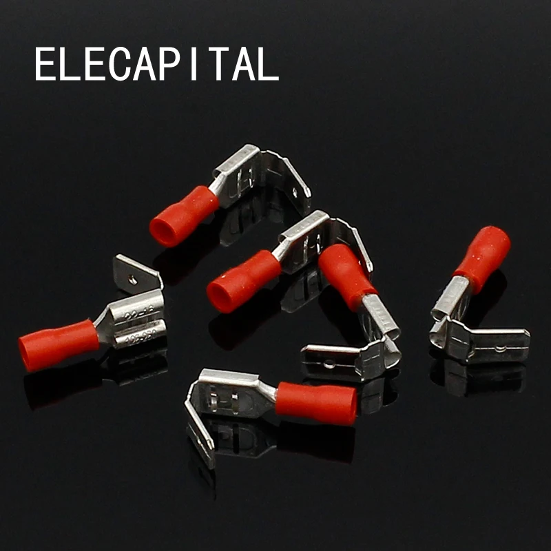 20x Crimping Connectors Piggyback Female Spade Connector Terminals ...