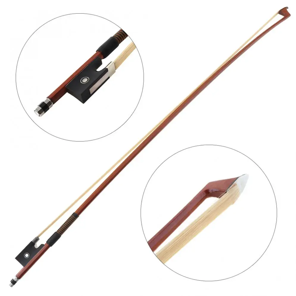 Professional-Brazilwood-Bow-Rod-1-4-Double-Fisheye-Ebony-Horsetail ...